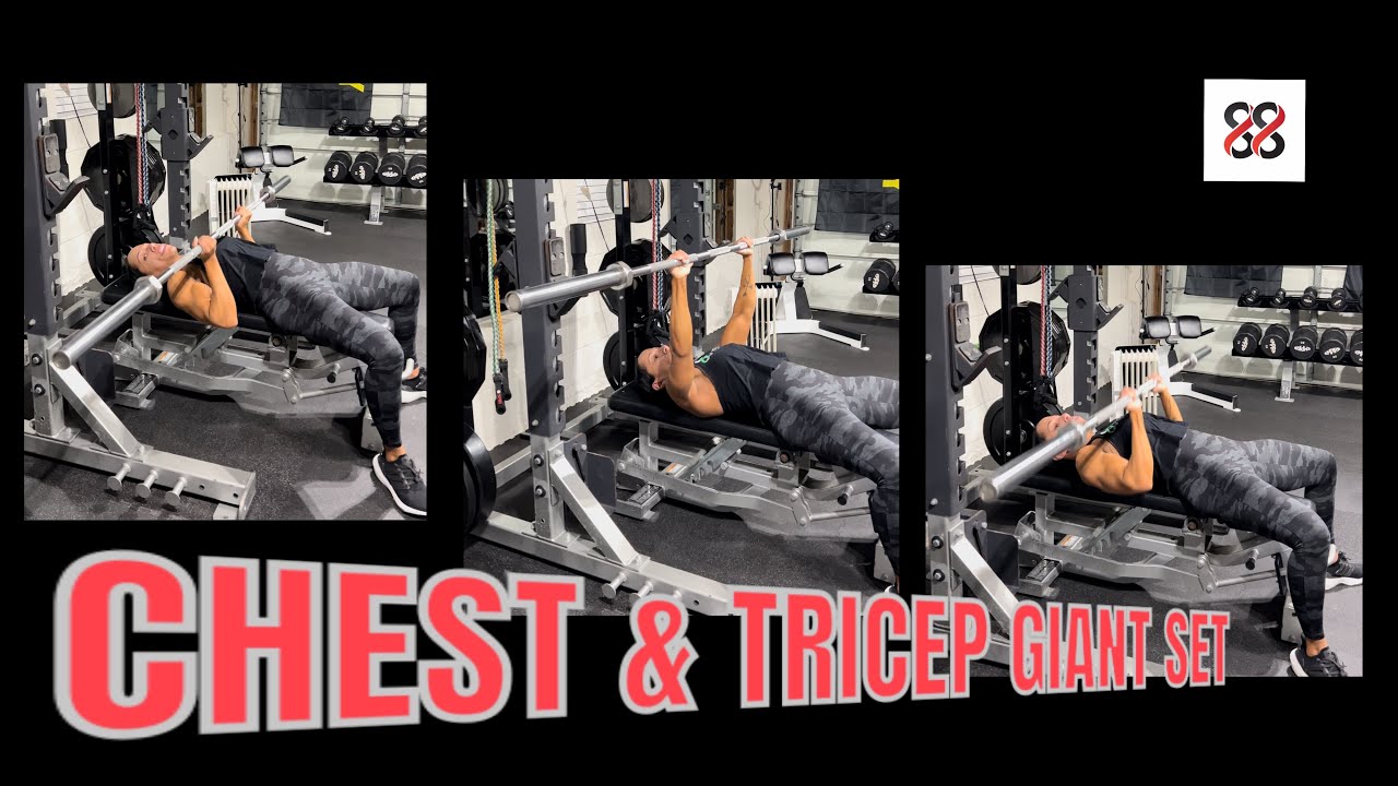 MUST TRY***Chest & Tricep Giant Set ***PUMP FOCUSED - YouTube