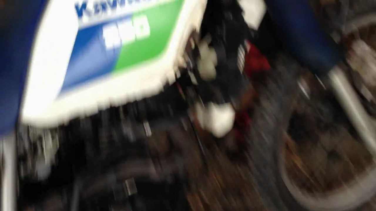 1987 - 2001 Kawasaki KLR 250 frame rebuild / swap - YouTube