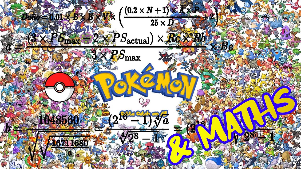 Las matemáticas detrás de Pokémon: Capturas y sistemas de combate - YouTube