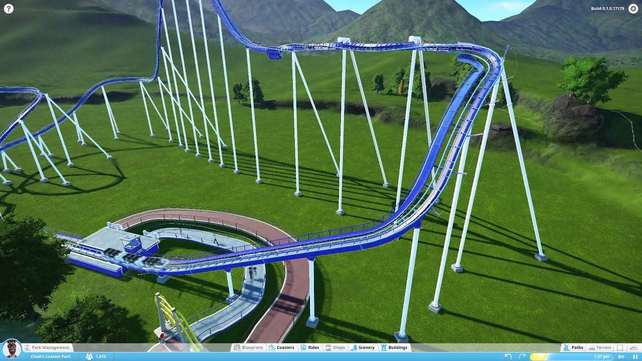 Planet Coaster - Time lapse Of Custom Roller Coaster !! - YouTube