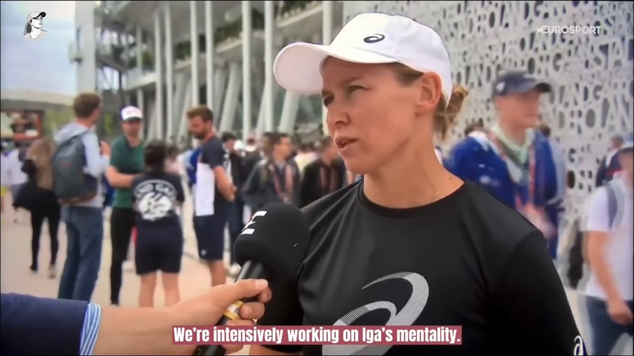 Daria Abramowicz_Iga’s Psychologist_interview_Roland Garros 2022 # ...