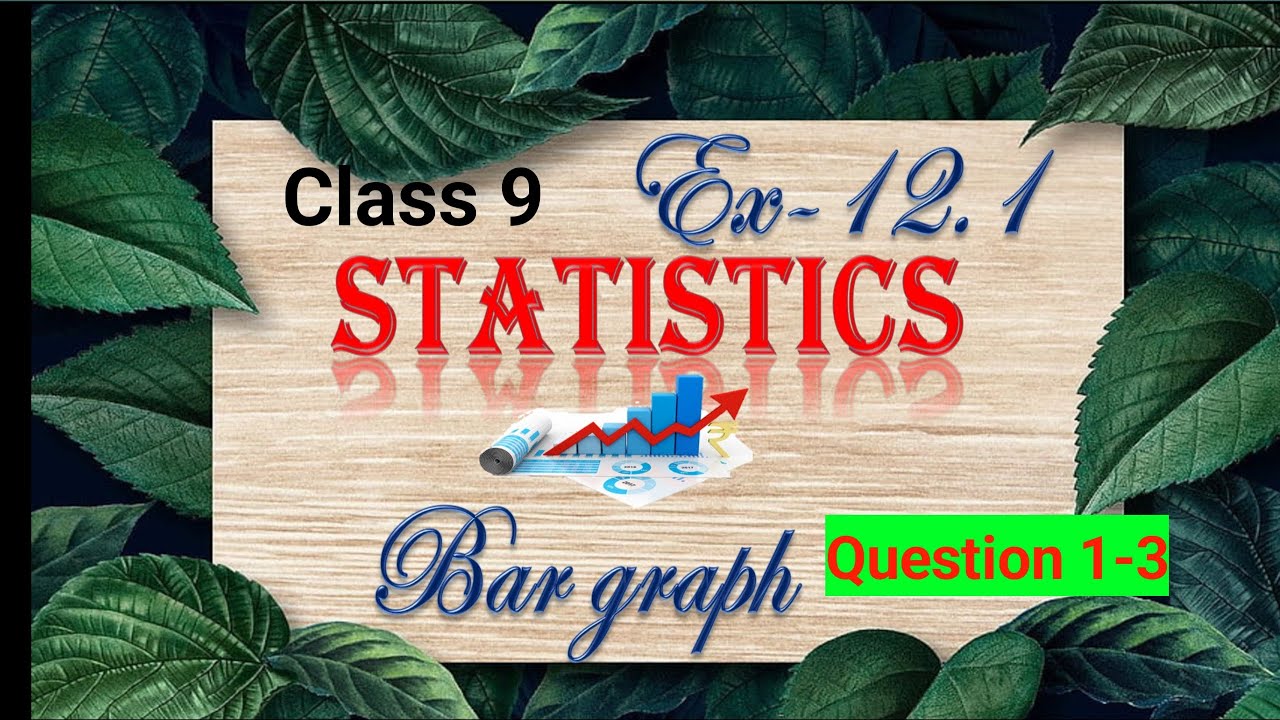 Class 9 Maths | Chapter 12 | EX12.1 | BAR GRAPH | Question 1-3 ...