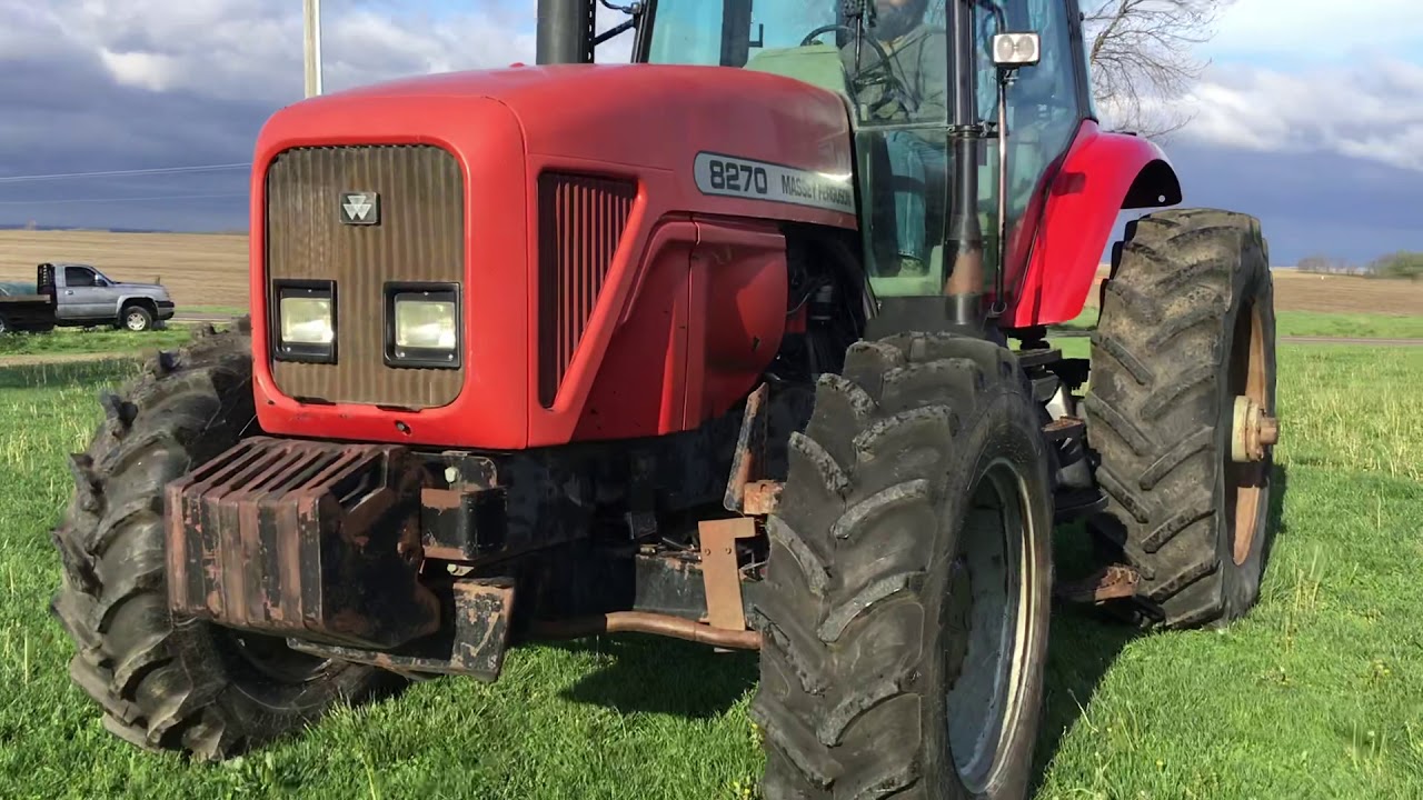 BigIron Auctions 1999 Massey Ferguson 8270 MFWD Tractor 6-3-2020 - YouTube