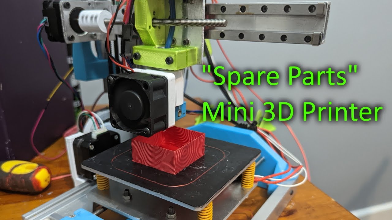 "Spare Parts" Mini 3D Printer Build - Part 4 - YouTube
