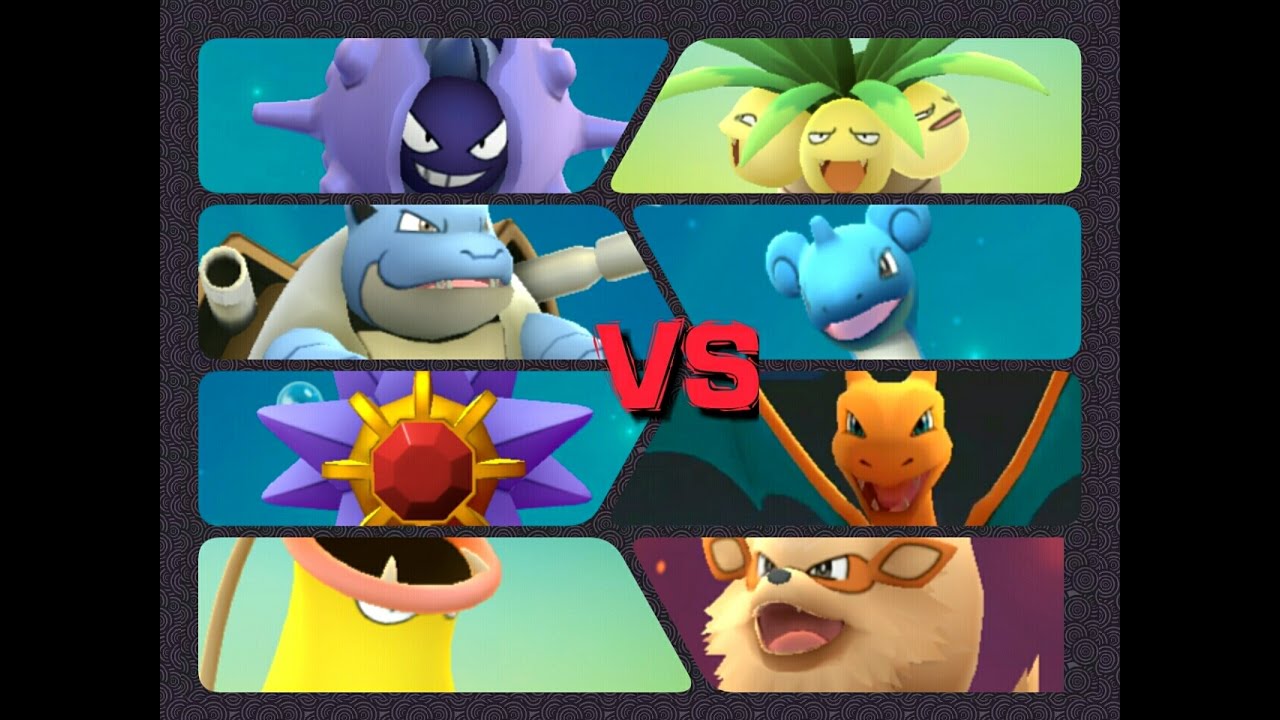 Pokémon GO Level 9 Gym Charizard Starmie Blastoise Victreebell Lapras ...