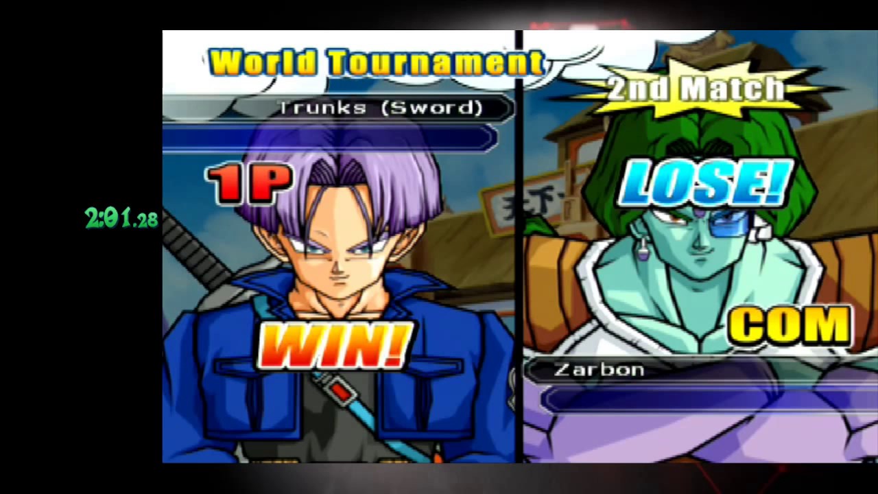 DBZ: BT2 World Tournament - Adept in 3:39.17 - YouTube