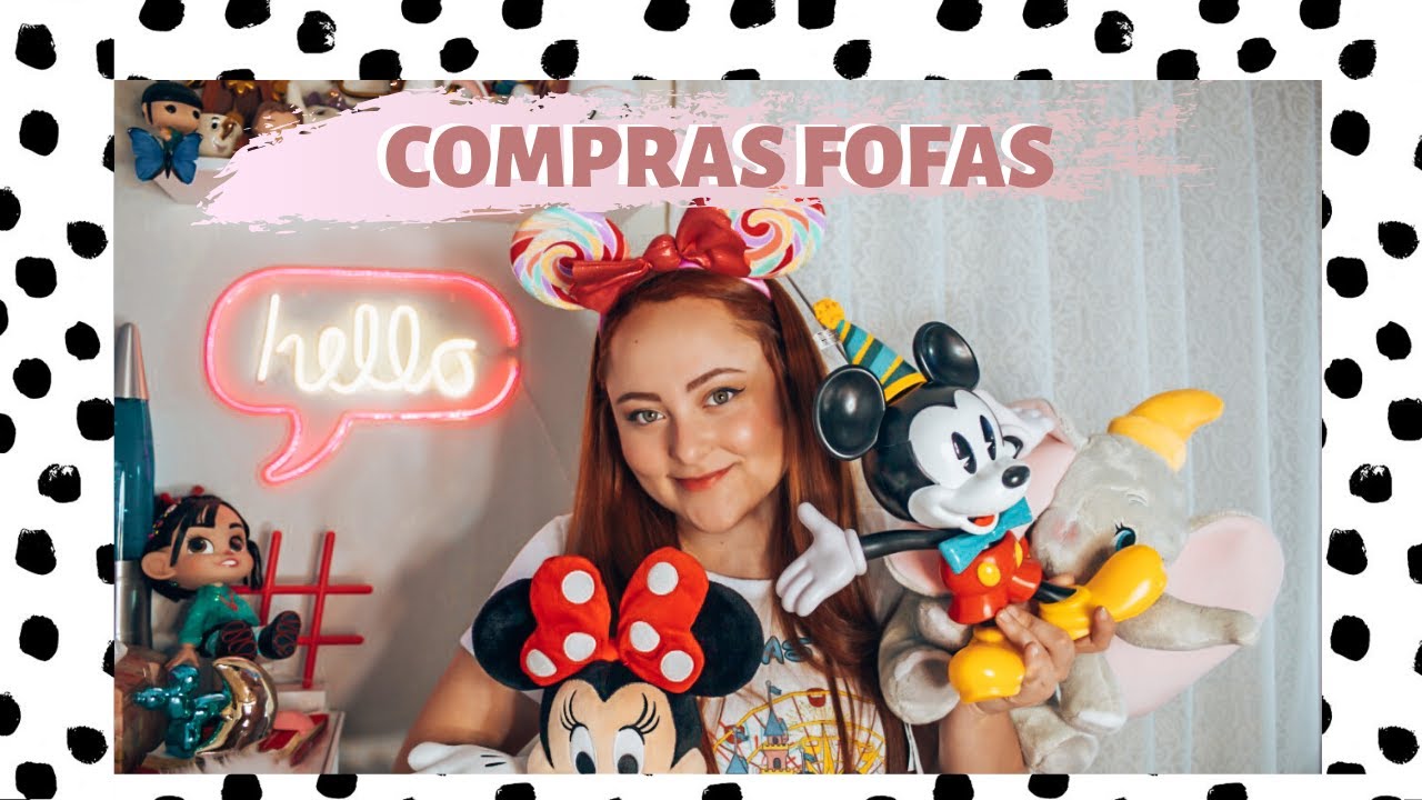 COMPRINHAS FOFAS DA DISNEY DECORACAO E MAIS - YouTube
