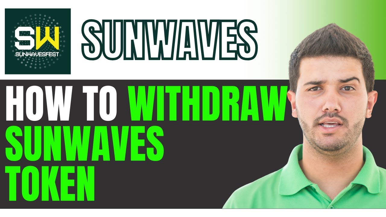 How to Withdraw Sunwaves Token PROPERLY BEST METHOD - YouTube