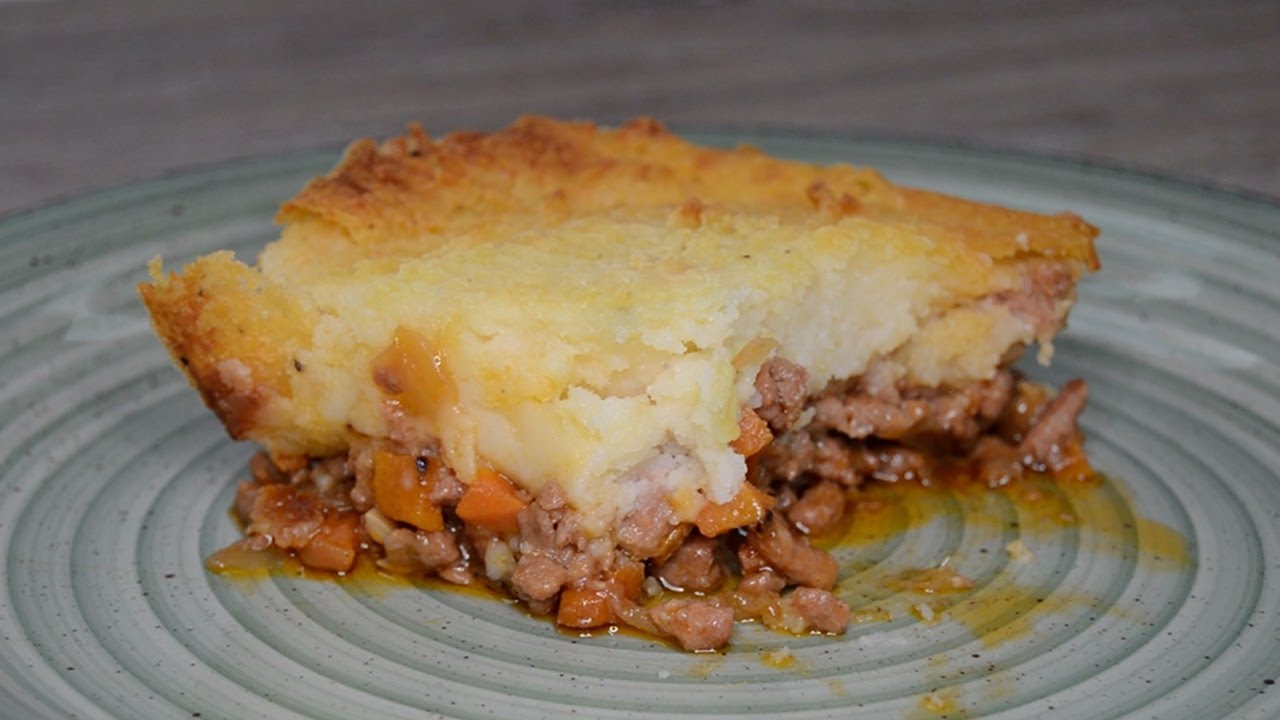 Pastel De Pastor Con Queso Cheddar Shepherd's Pie (Pastel De Pastor)