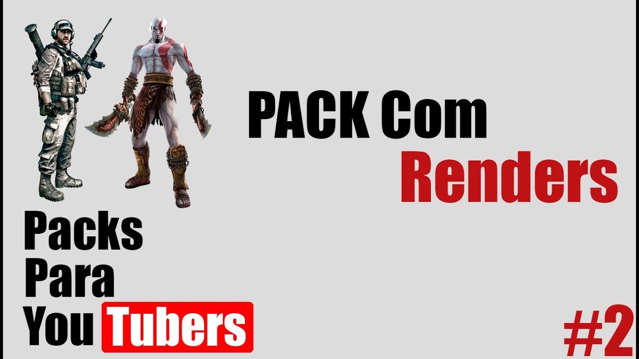 Packs Para Youtubers #3 Renders - YouTube