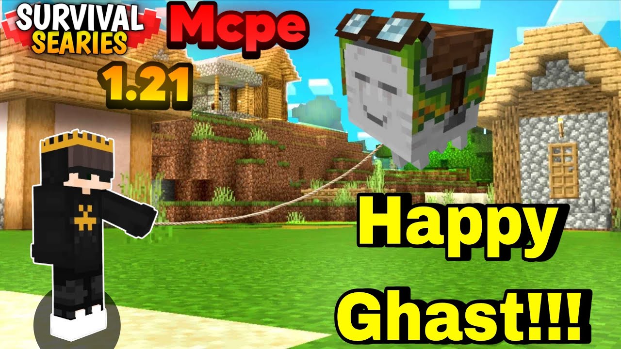 I Rescued Happy Ghast from nether in Minecraft pocket edition survival ...