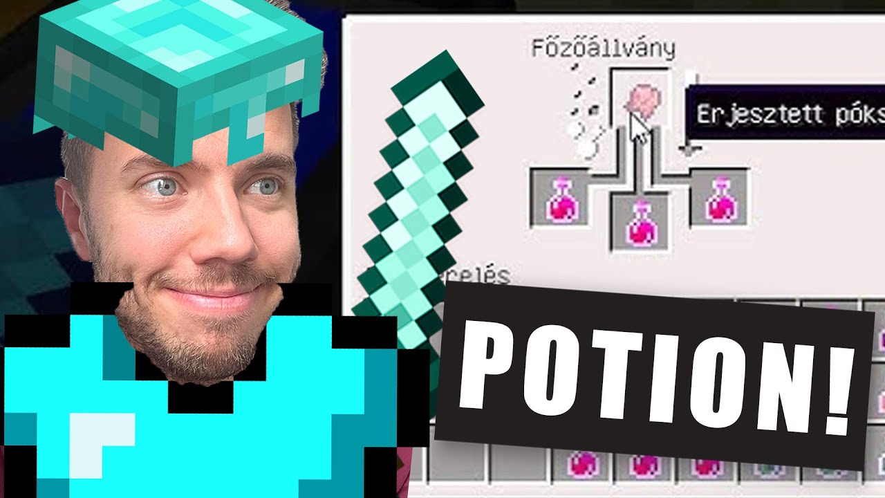 KÖNNYŰ ESÉS POTI? - MINECRAFT #19 - YouTube