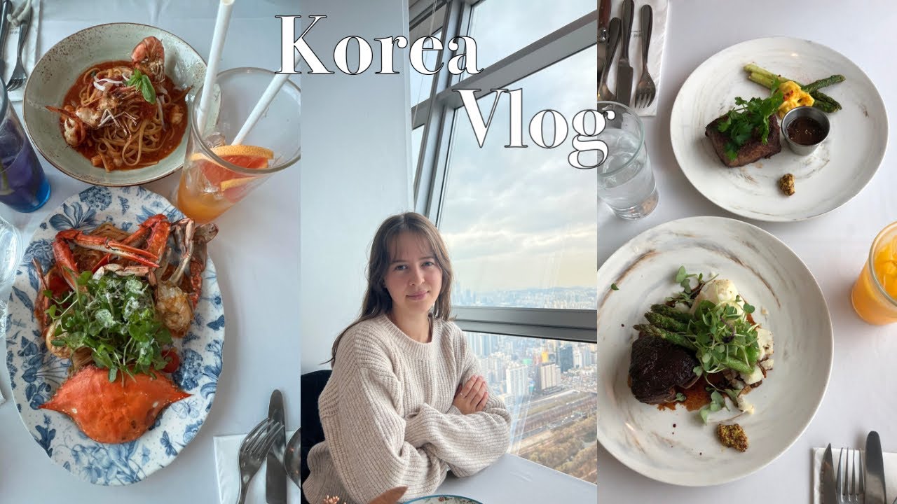 KOREA VLOG 9: fancy restaurant hopping in seoul + first time seeing ...