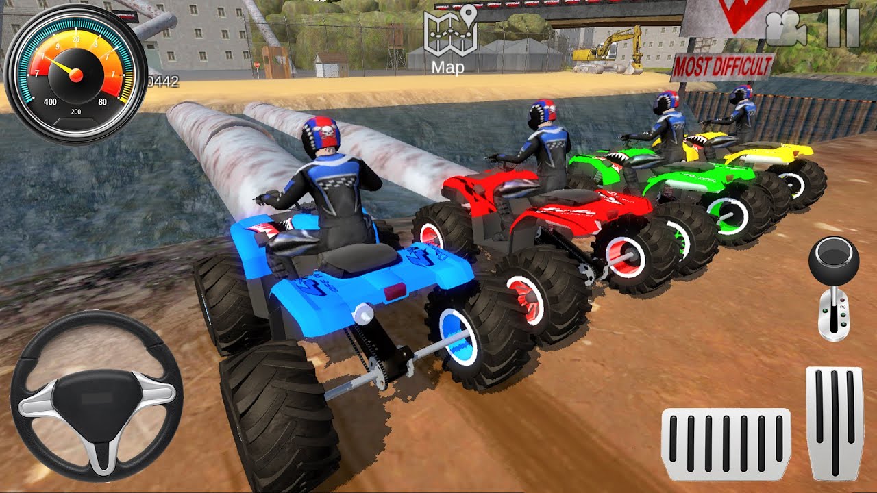 Juego de Quads - Motocross Quad Bike Racing Tracks Simulator 3D #1 ...