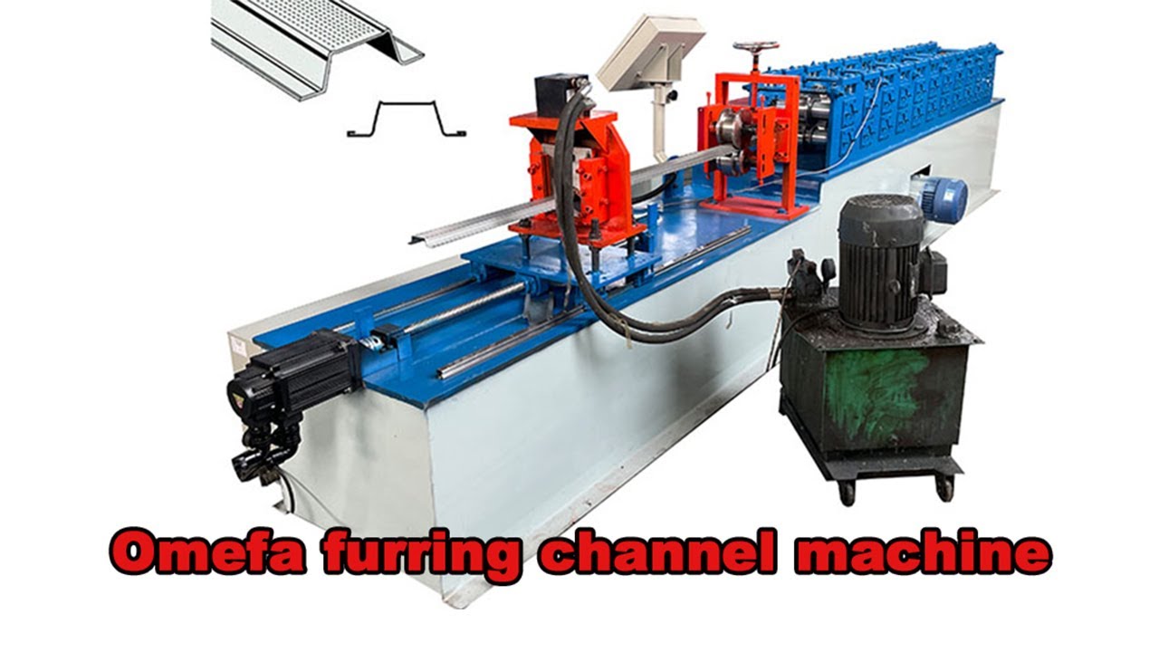 Omega profile roll forming machine | Omega channel roll forming machine ...