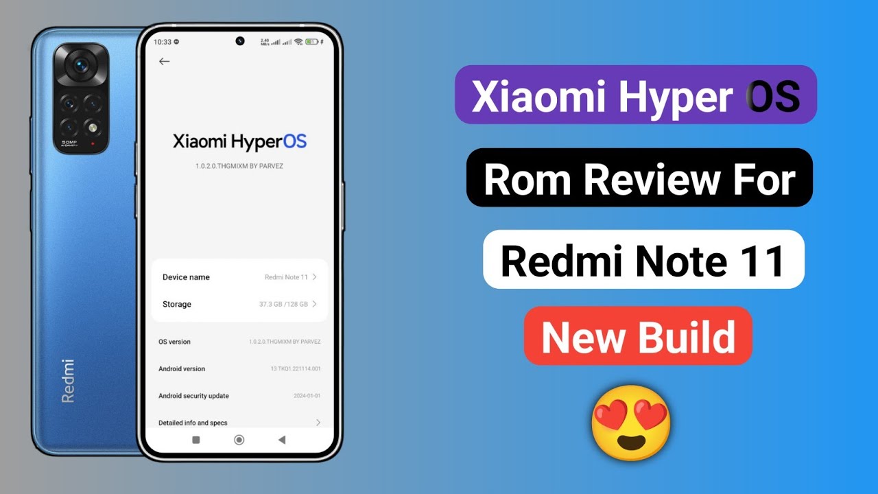 Xiaomi Hyper OS Rom Review For Redmi Note 11 part - 2 - YouTube