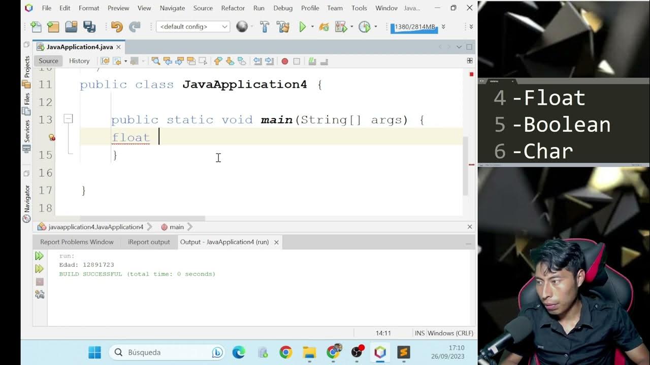 (1) Manejo de Variables en Java Netbeans - YouTube