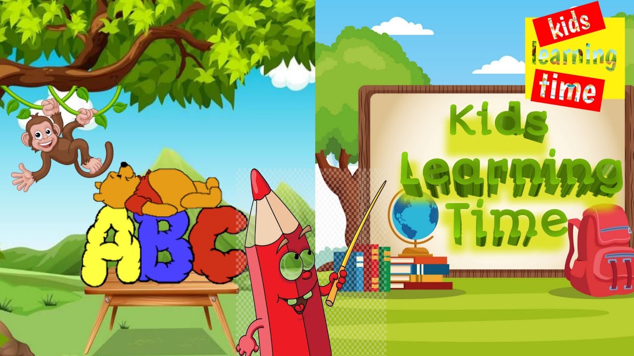 ABCD Alphabet with kids learning time - YouTube