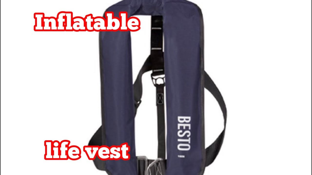How to use properly the inflatable life vest. - YouTube