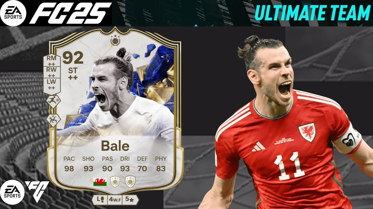 ⭐ICONO TOP⭐ GARETH BALE 92 TOTY REVIEW EA FC 25 - YouTube