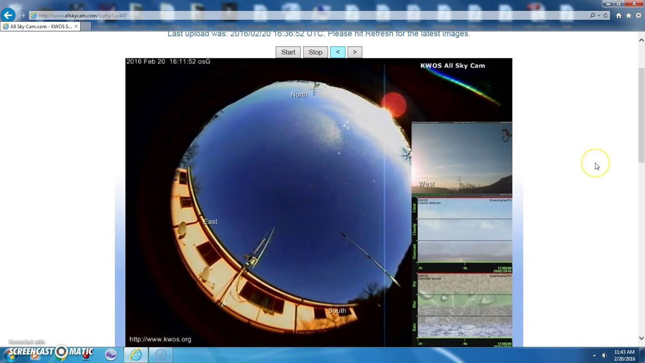 Italy Feb 20 Giant object appears near the sun - YouTube