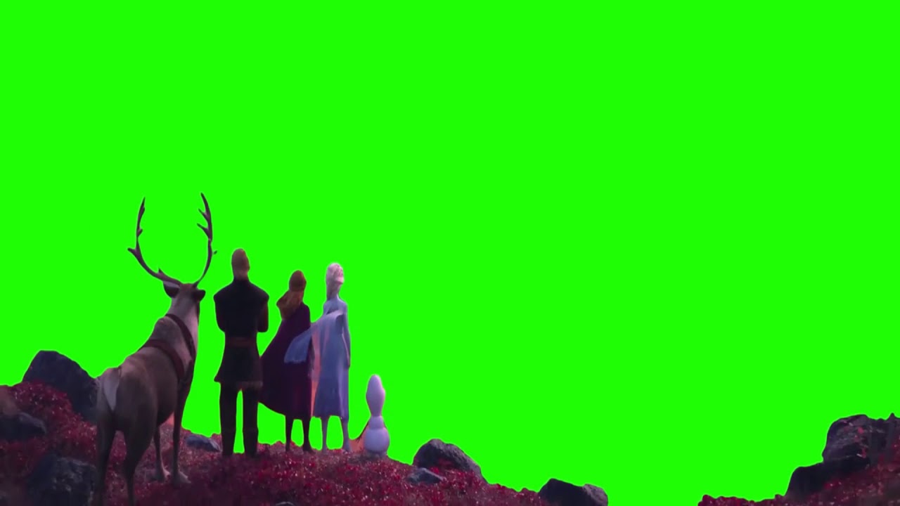 green screen Frozen 2 - YouTube