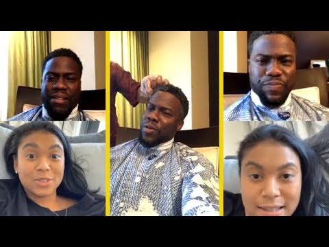 Kevin Hart Gets Checked By His Wife On Live!