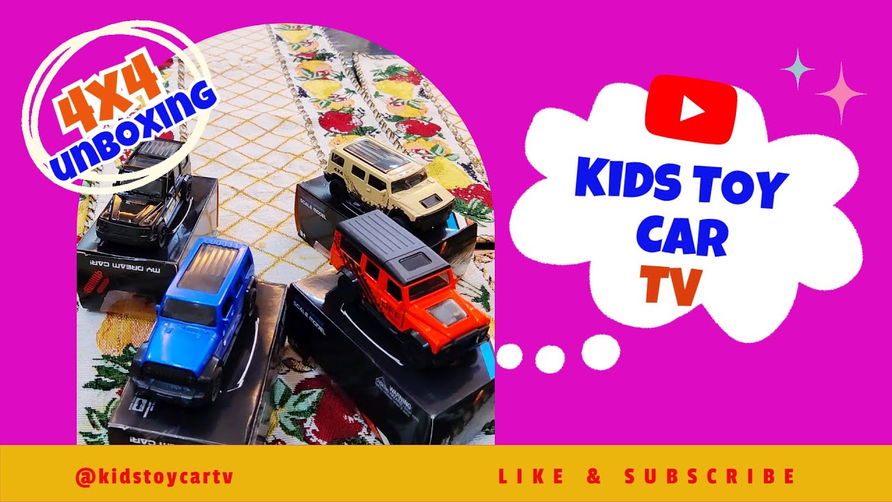 Unboxing 4x4 Diecast Cars - Kids Car Toy TV - YouTube