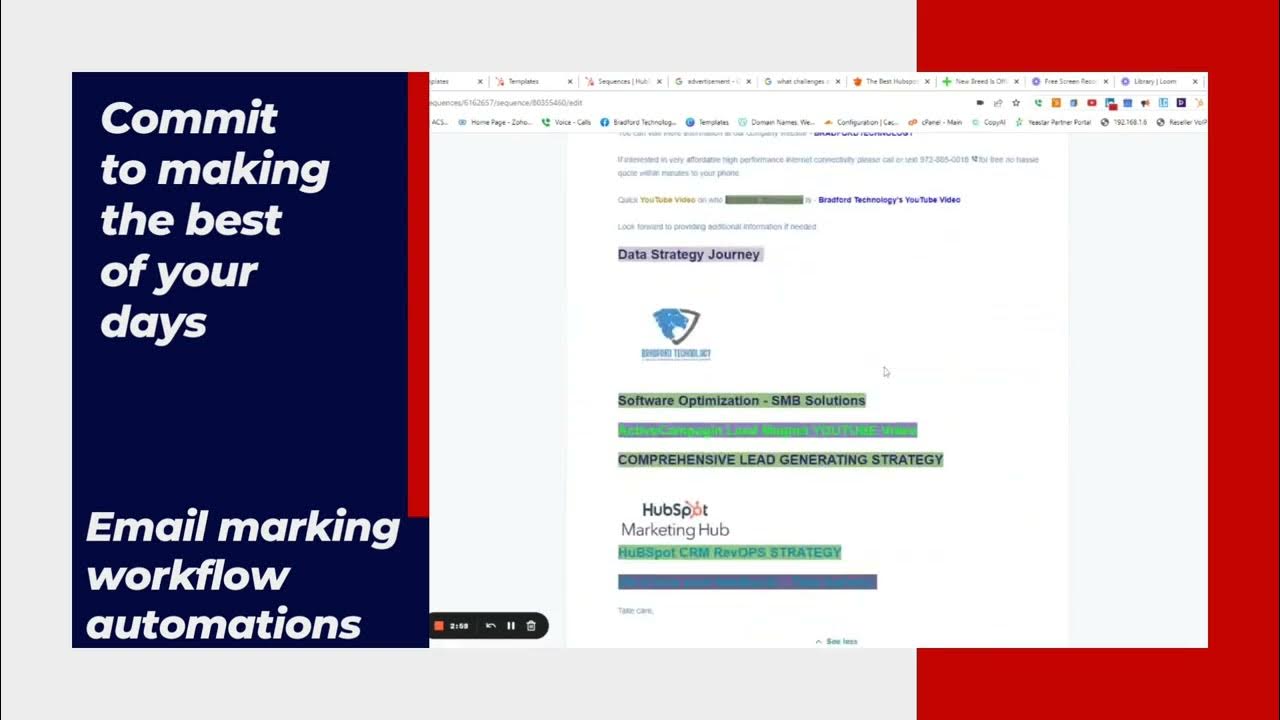 HubSpot CRM Marketing HUB Sequence Workflow Automations - YouTube