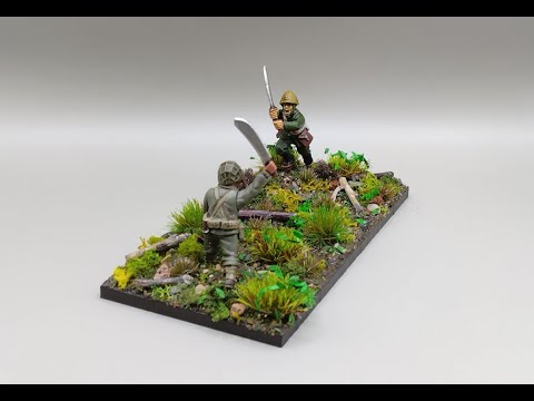 Basing Warlord Games Bolt Action WWII Japan Vs US Marines Pacific ...