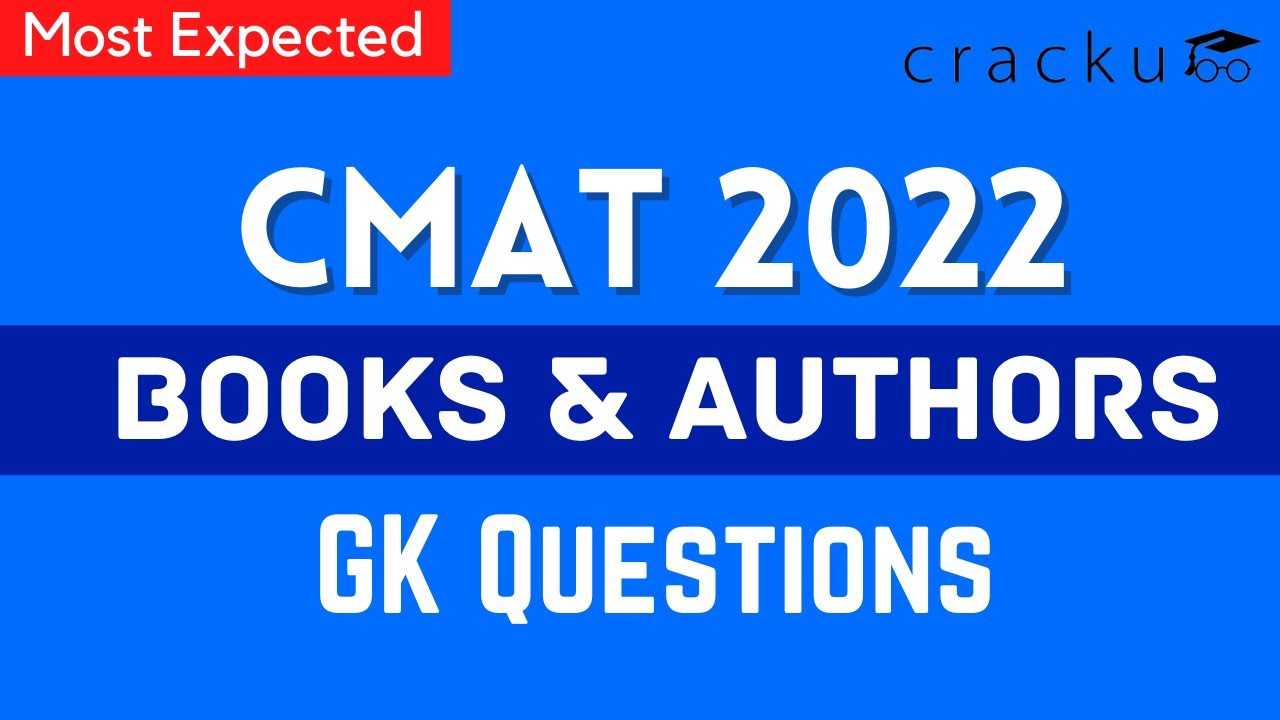 Static GK Books & Authors Questions For CMAT 2022 | Most Expected - YouTube