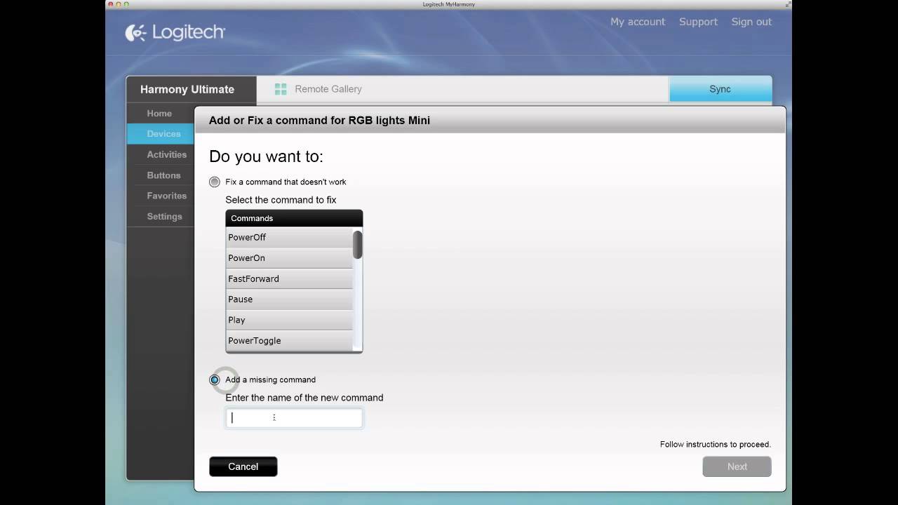 Logitech Harmony custom lighting control TUTORIAL - YouTube