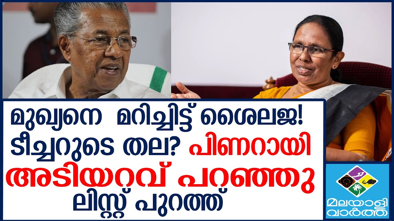 K K Shilaja പ്രമുഖർ മാത്രം - YouTube