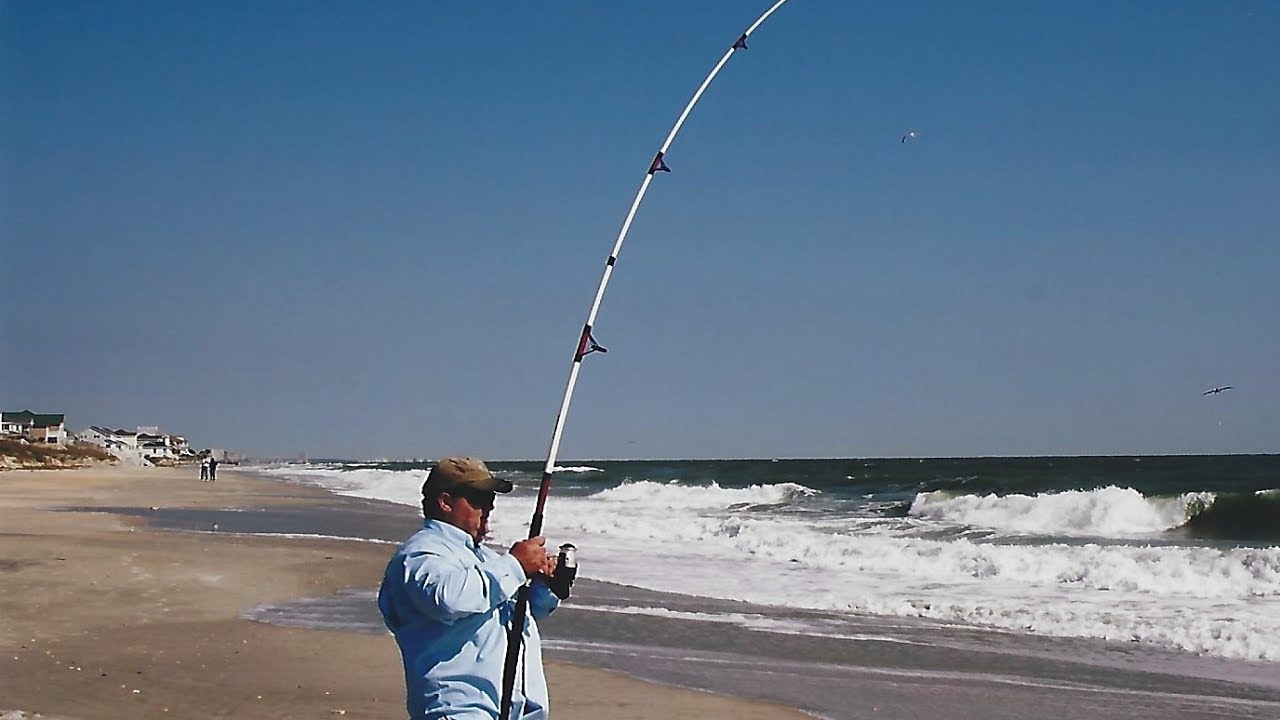 Surf Fishing - Fishing for Bluefish - YouTube
