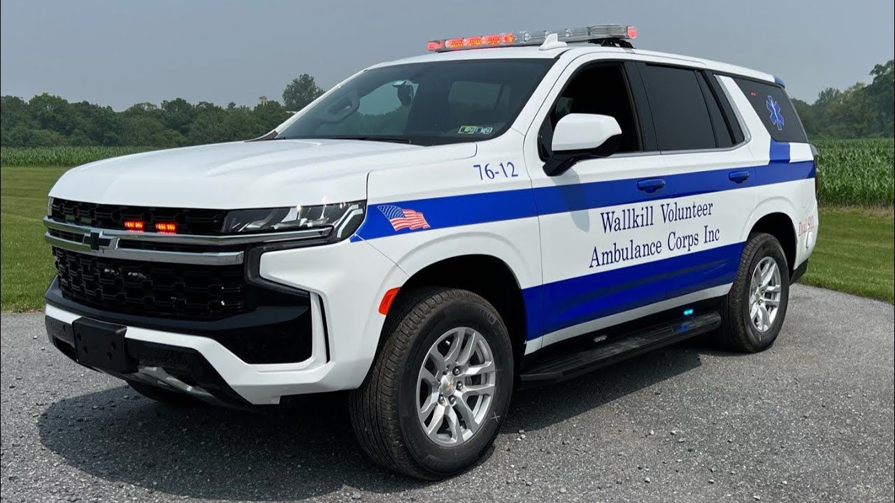 Wallkill Volunteer Ambulance Chevy Tahoe Response Vehicle | 911RR - YouTube