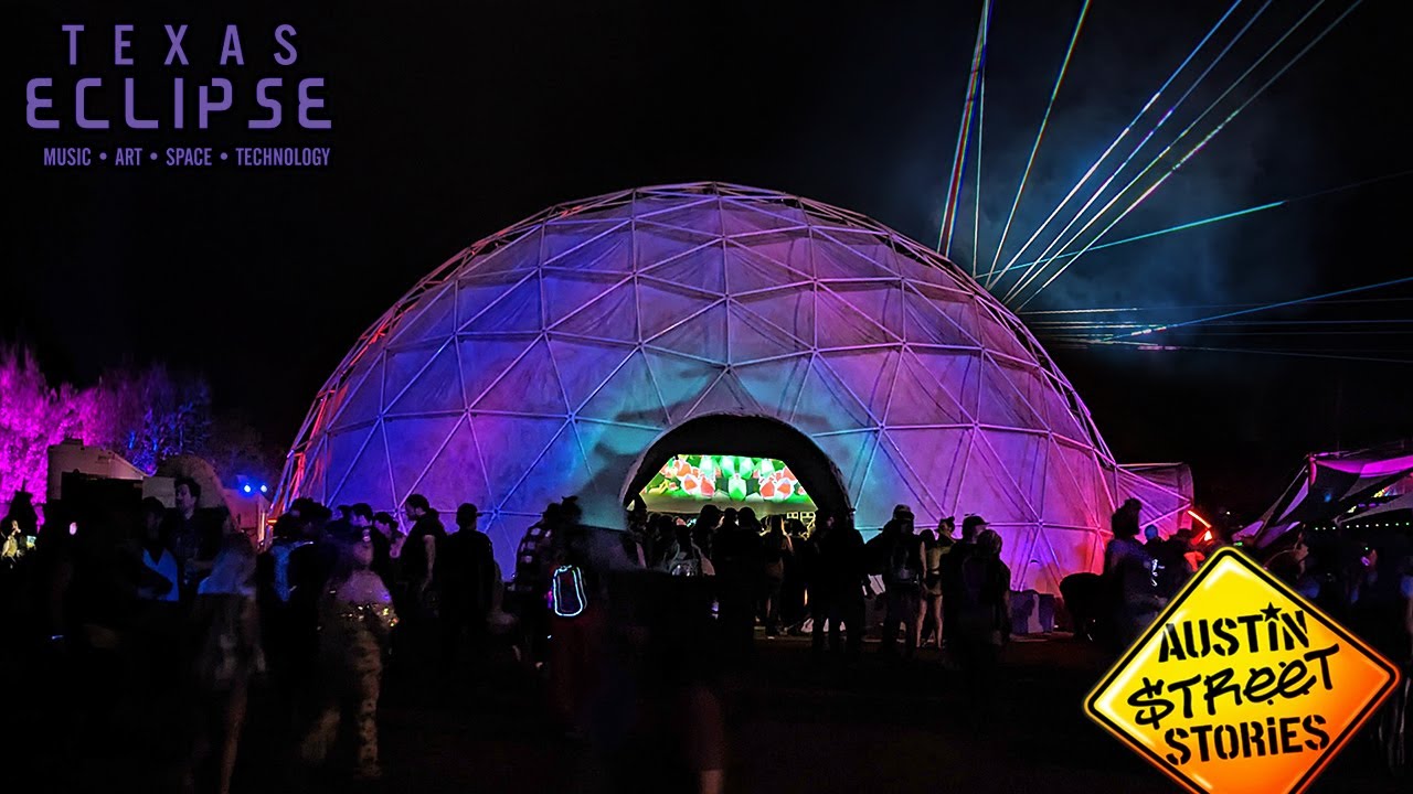 2024 Texas Eclipse Festival Recap by Austin Street Stories - YouTube