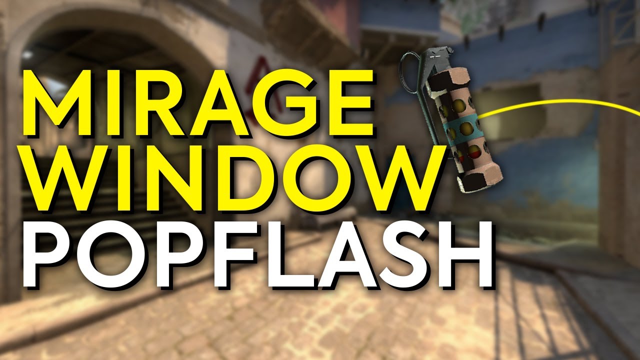 Mirage window popflash from ladder - YouTube