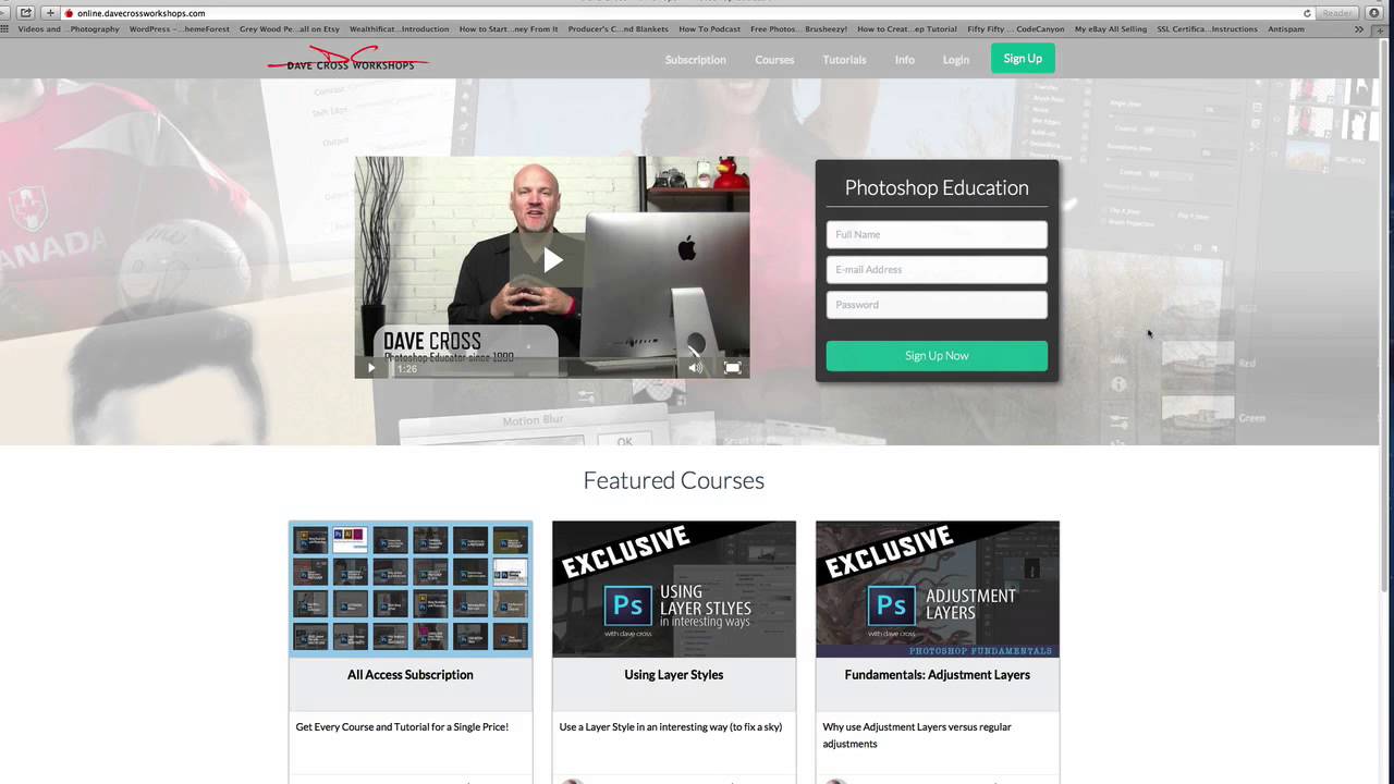 Photoshop Training by Dave Cross - YouTube