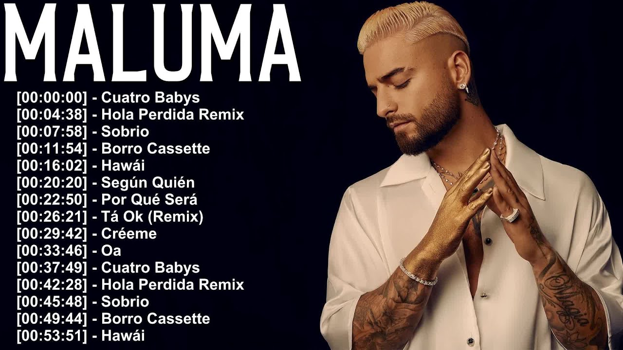 Maluma – Hits para disfrutar, cantar y bailar sin parar – Álbum top ...