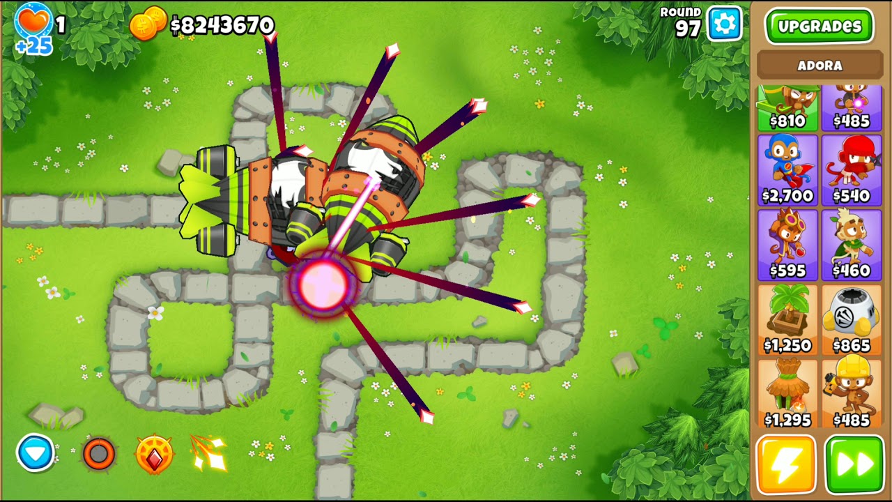 How long can a true vengeful Adora last Bloons TD6 - YouTube