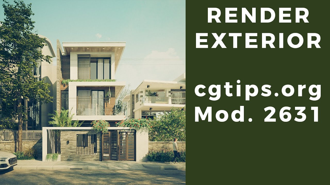 📌 EN VIVO 🔴 RENDER EXTERIOR CGTIPS 2631 SKETCHUP - VRAY - YouTube