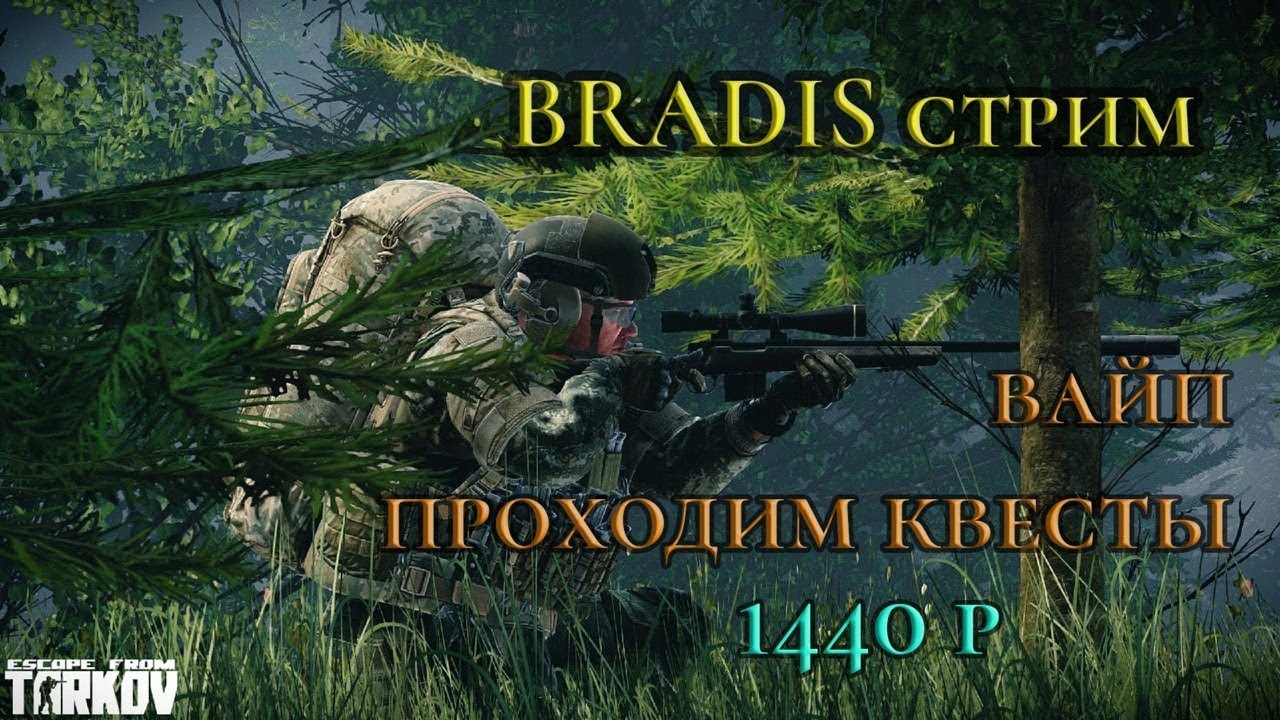 ТАРКОВ СТРИМ ВАЙП добро пожаловать отсюда {1440p} bradis - YouTube