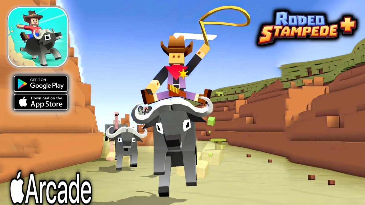 Rodeo Stampede+ Gameplay (Android,IOS) - Apple Arcade - YouTube