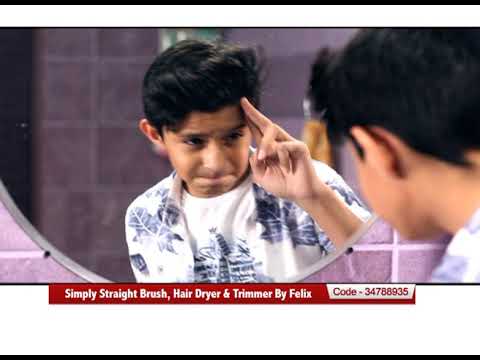 Homeshop18.com - Simply Straight Brush, Hair Dryer & Trimmer By Felix ...