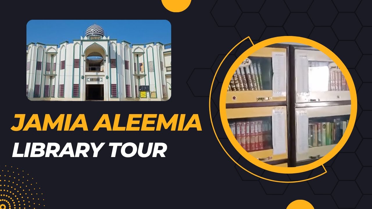 Library Visit to Jamia Aleemia Jamdashahi Basti - YouTube