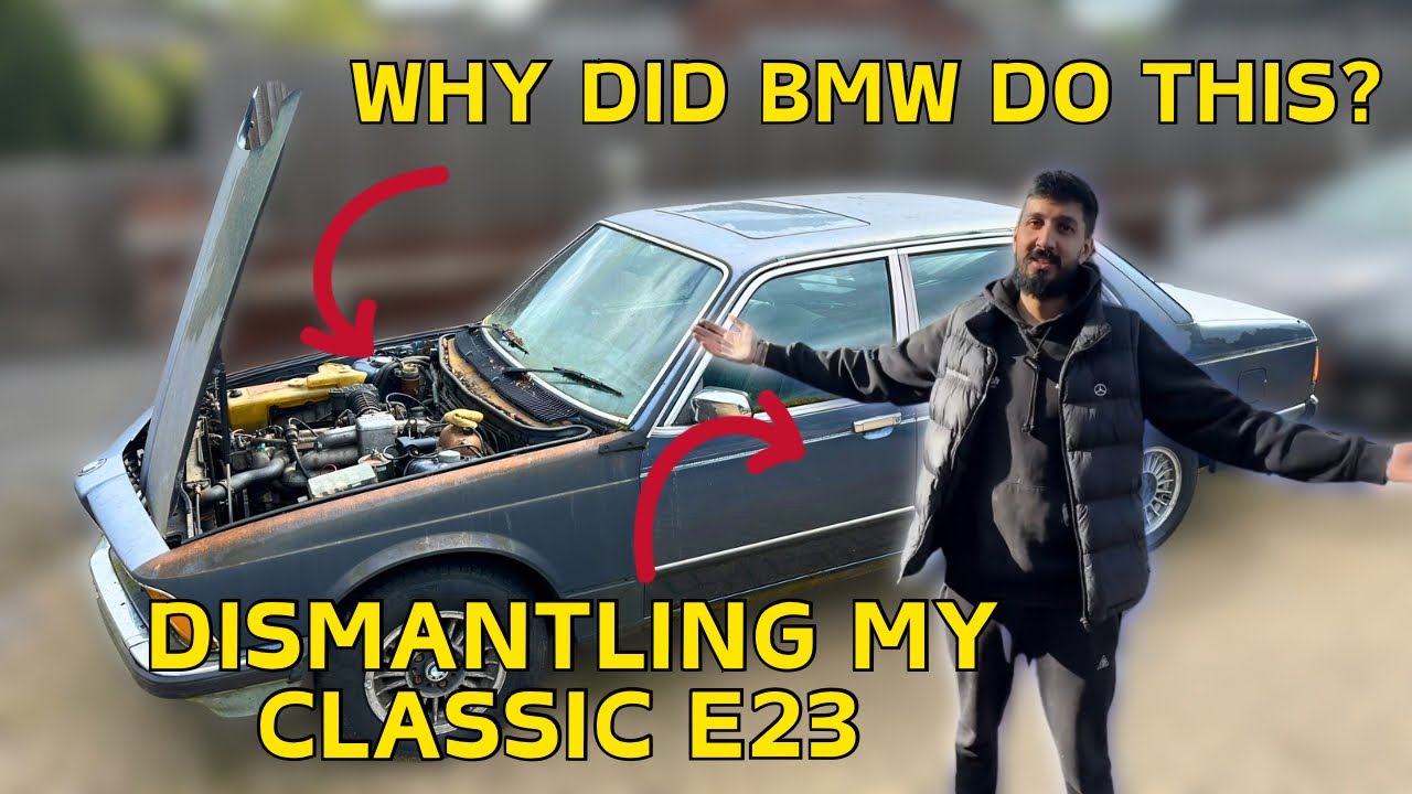 Getting STARTED on my E23 ENGINE - BMW E23 EP3 - YouTube