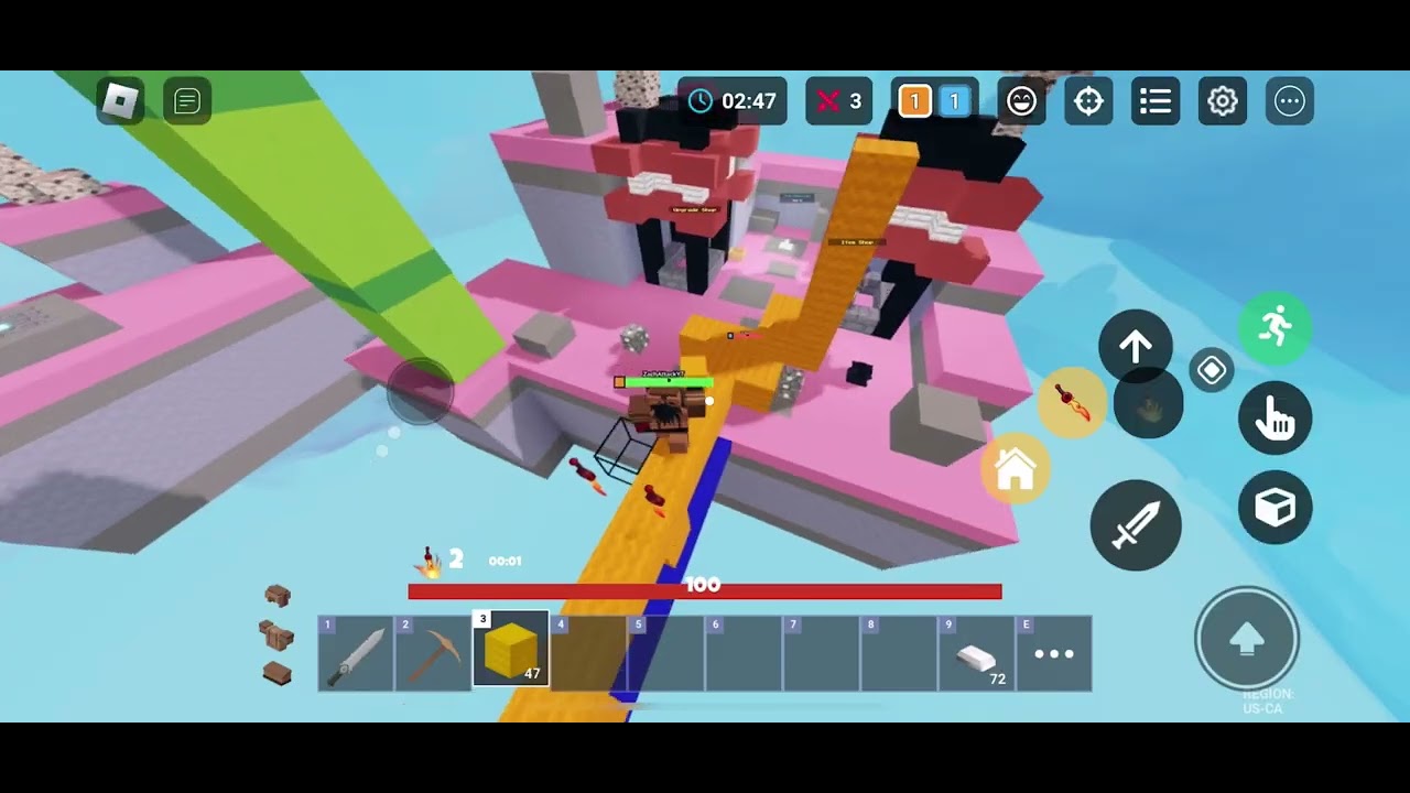Roblox bedwars Pro mobile gameplay(new clan!) - YouTube