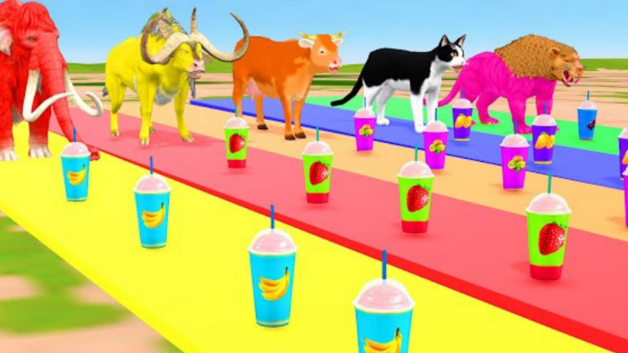 Funny Animals for kids - learning and song - YouTube