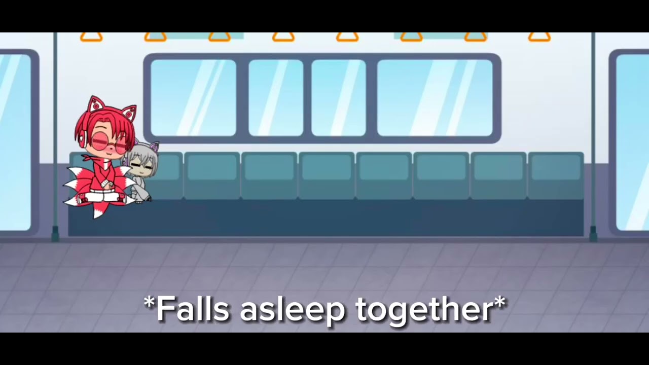 Music on the train Gacha trend first vid plz no hate inspired by ...