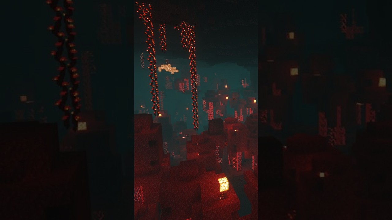 Going To The Nether but it's TERRIFYING (Scary Texture Pack) 💀 - YouTube